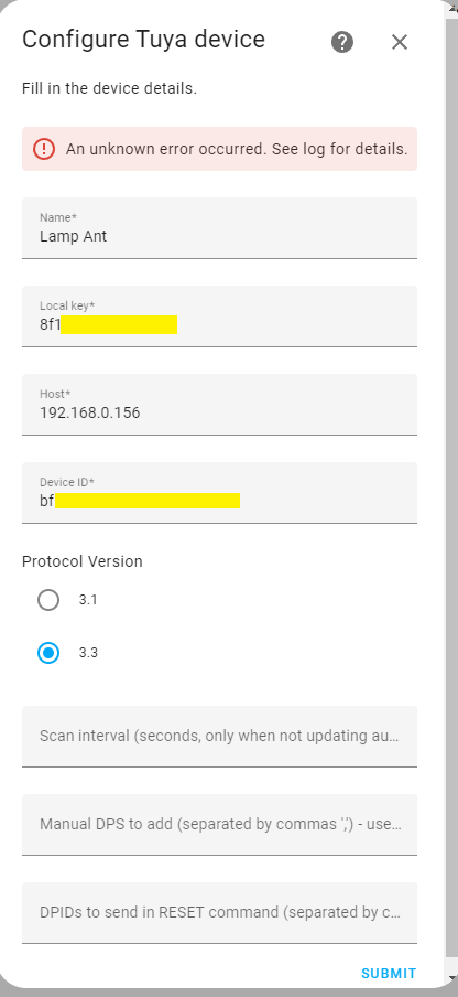 LocalTuya - Issue adding socket - Antela - Configuration - Home Assistant Community