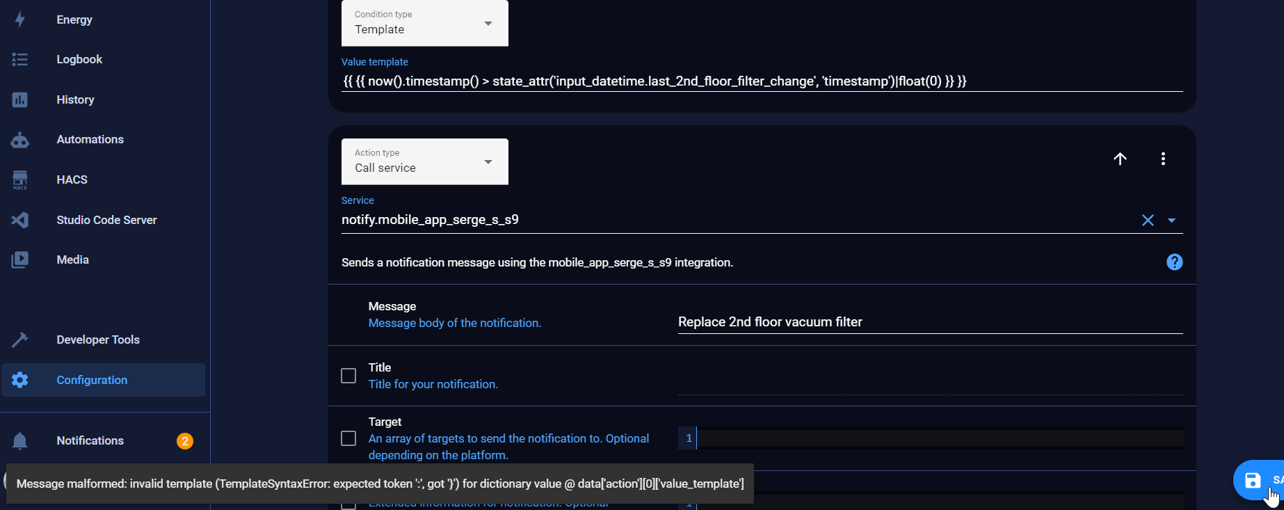 Automation Notification Not Firing As Expected Configuration Home Assistant Community