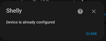 [solved] Unable to delete Shelly device - Configuration - Home Assistant Community