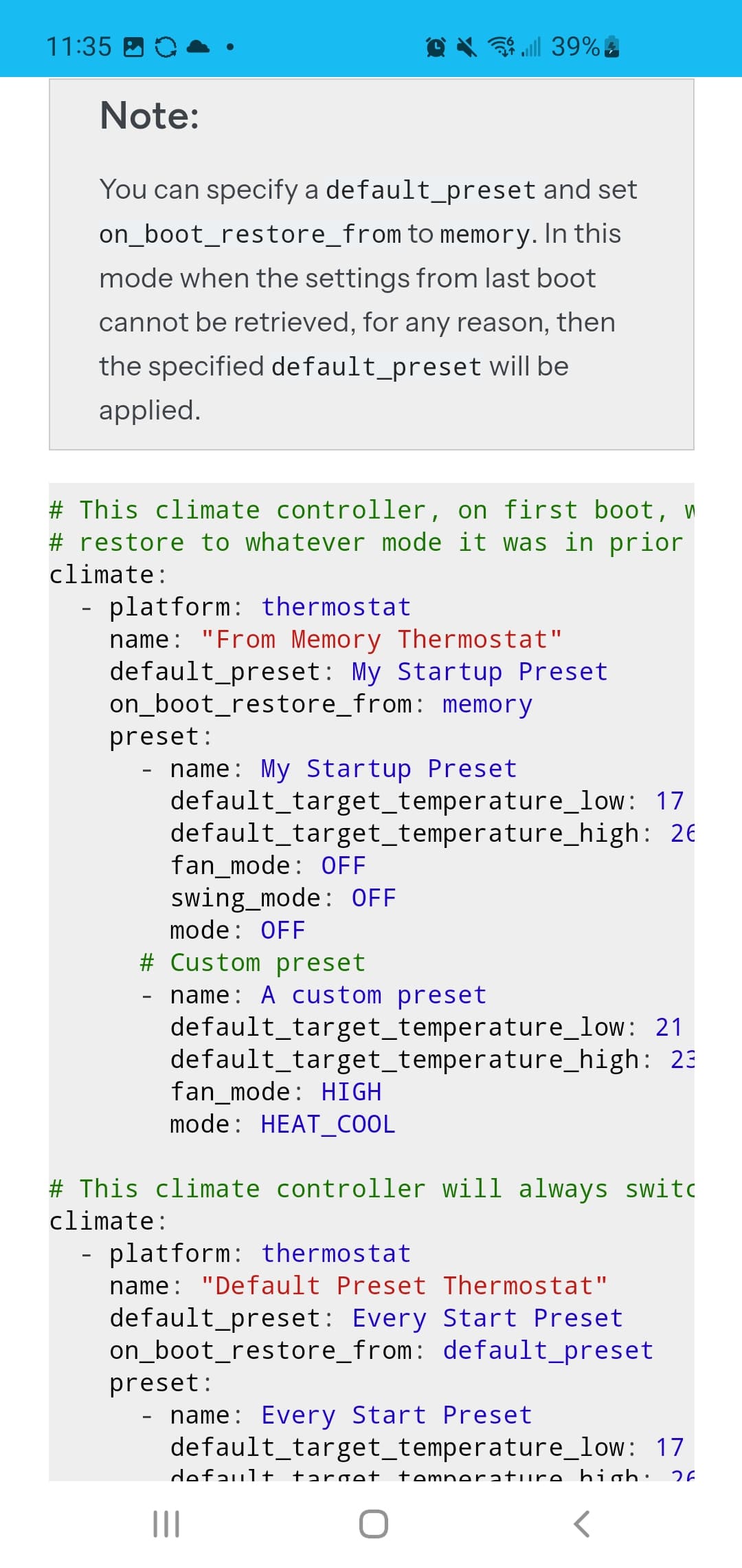 Esphome Two Thermostats Interlock Esphome Home Assistant Community