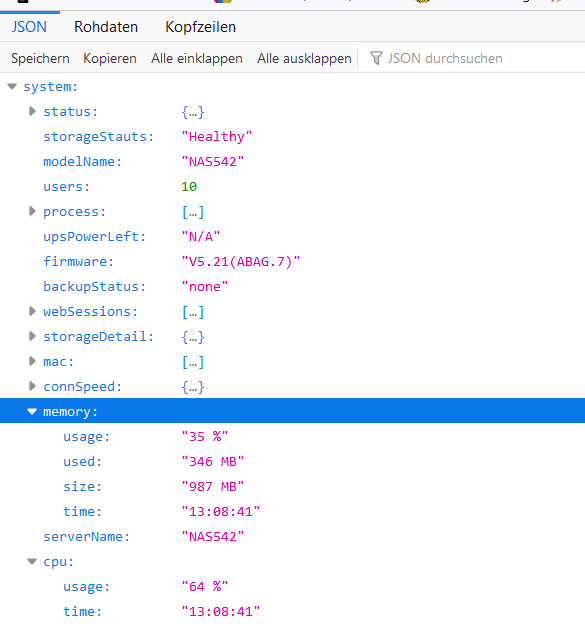 Zyxel-NSA310-Home-Assistant Monitoring - Share your Projects! - Home ...