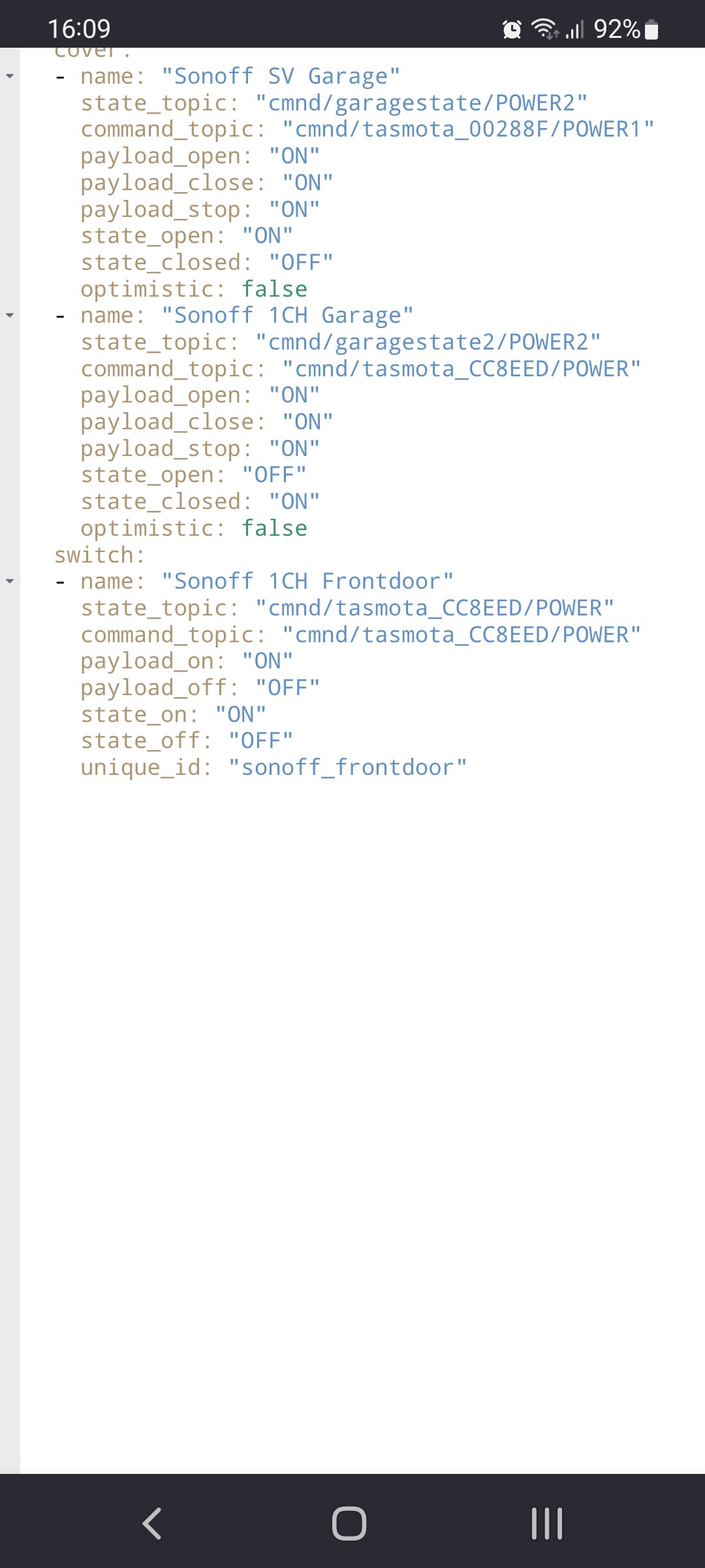 Switch State Configuration Home Assistant Community