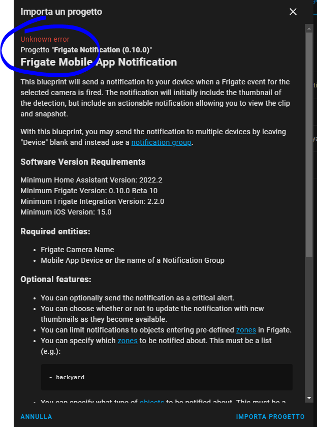 Frigate Mobile App Notifications - Blueprints Exchange - Home Assistant ...