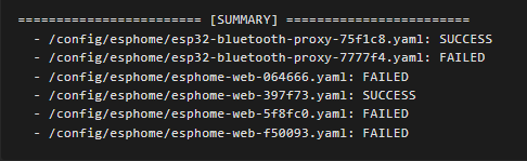 How to troubleshoot failed updates - ESPHome - Home Assistant Community