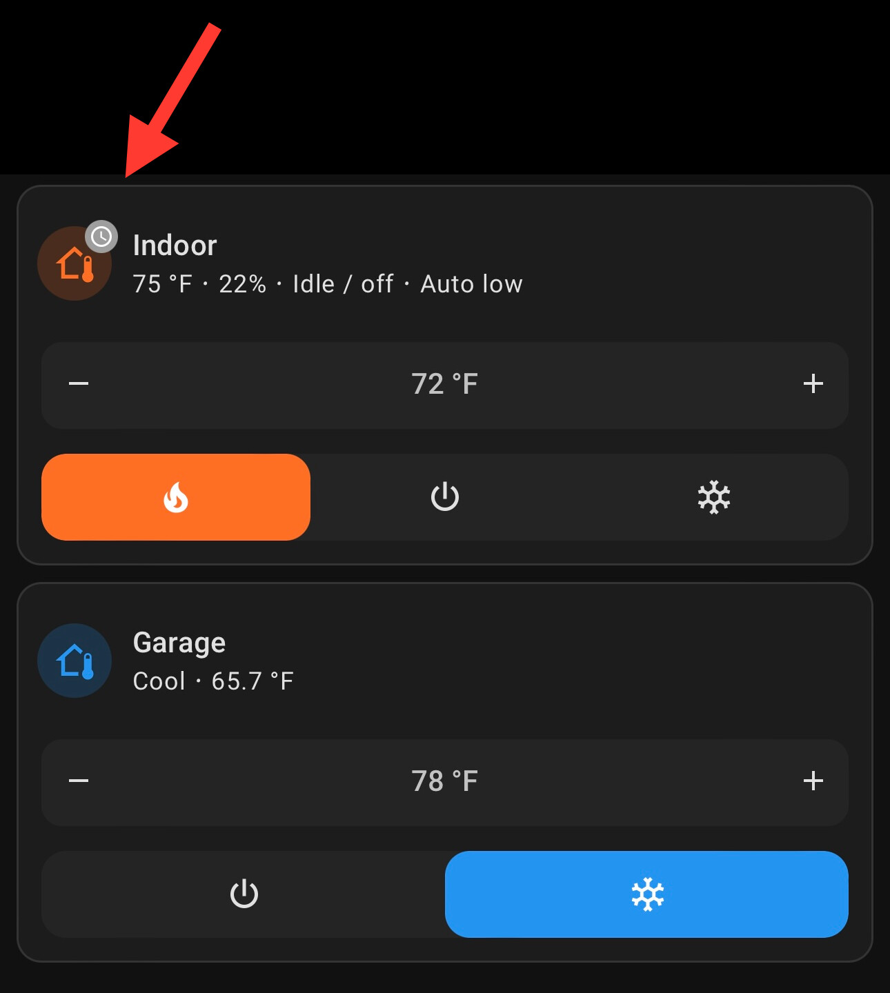 Tile card, climate entity icon.. what’s this icon? - Frontend - Home ...