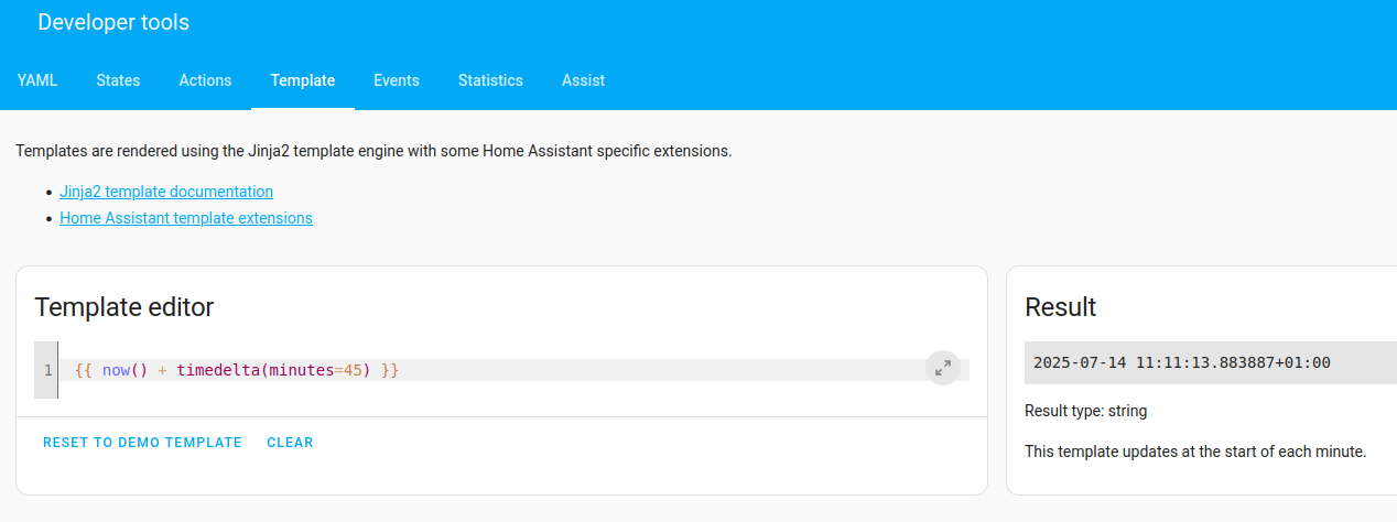 Adding Minutes From Sensor To Current Timestamp Configuration Home