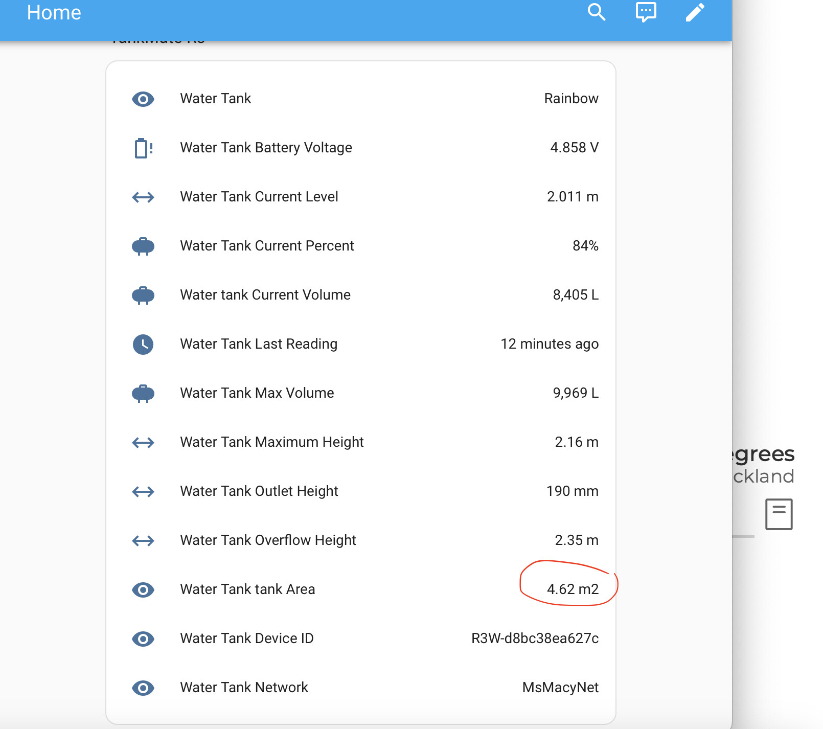 Tankmate tank level sensor - Third party integrations - Home Assistant ...