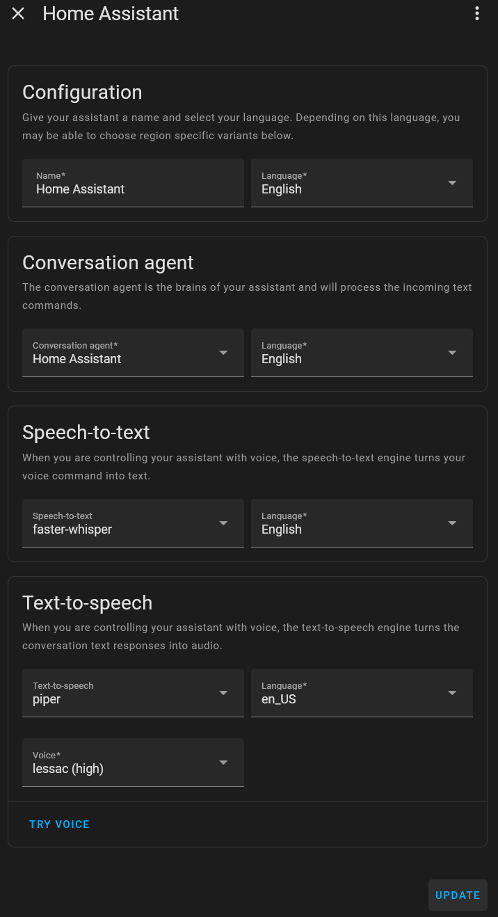 Home Assistant Voice PE "The announcement pipeline's file reader ...