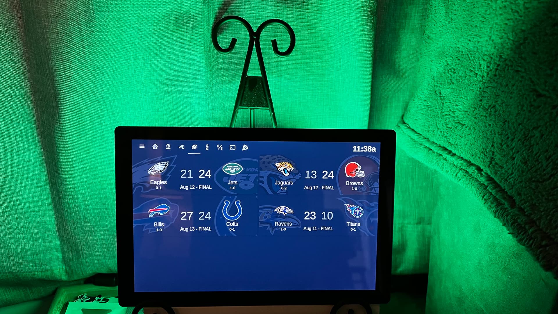 NFL game sensor (scores, possession, etc) - Custom Integrations - Home ...