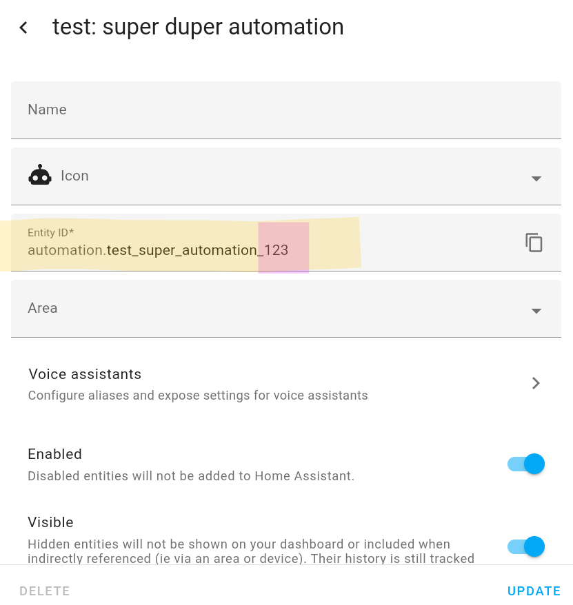 Automation Define Entity Id Explicitly Configuration Home Assistant Community