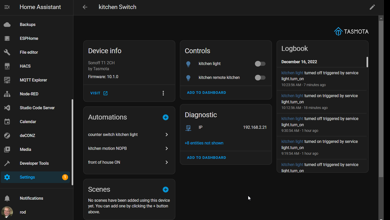 Sonoff TX multiple button switches in multi gang electrical box with ...