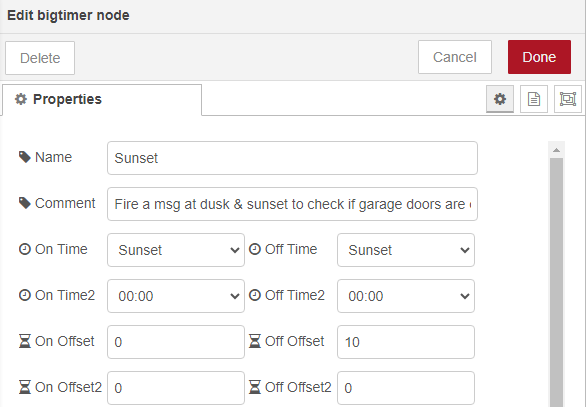 Help with NodeRed Garage Door Open Reminder Flow? - Node-RED - Home ...
