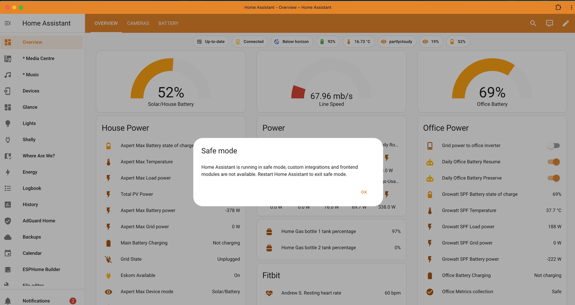 Frontend messed up after upgrade to 2025.02 - Frontend - Home Assistant Community