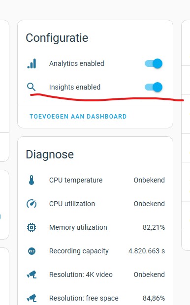 Unifi Protect, Analytics and Insight always on - Configuration - Home Assistant Community