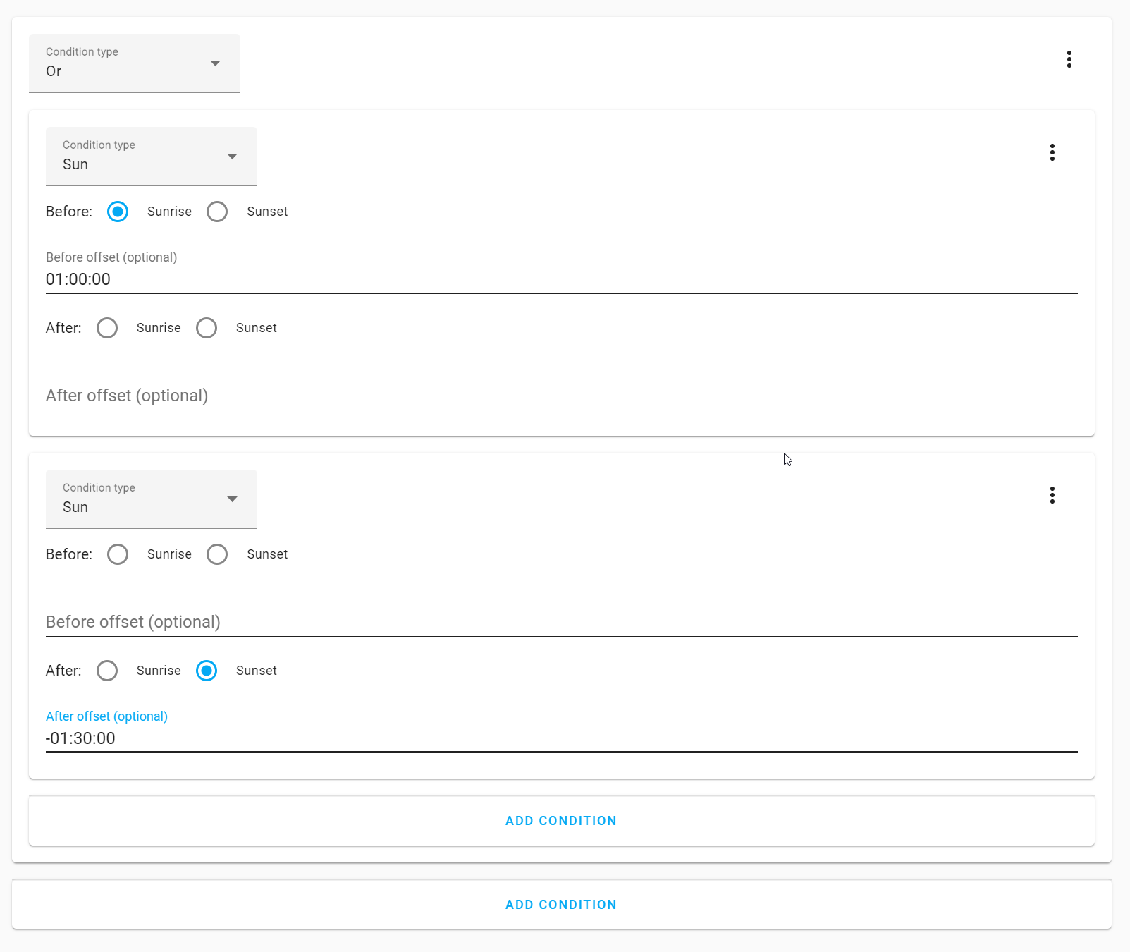 Sunset & Sunrise Config? - Configuration - Home Assistant Community