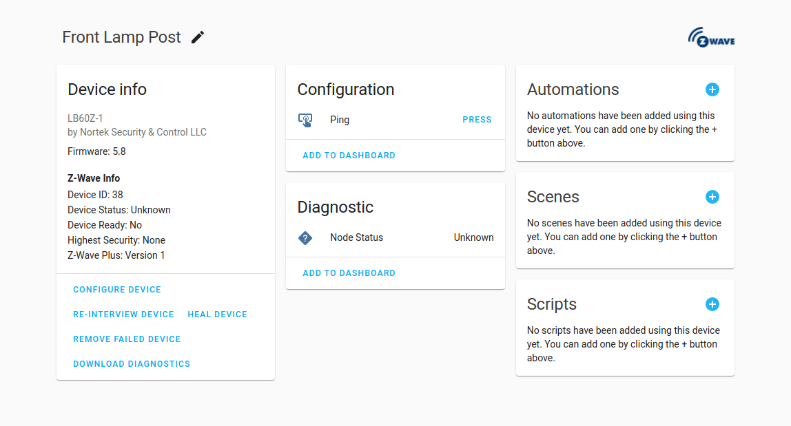 Switching From Zwave 1 4 Deprecated To Zwave Js Ui Formerly Zwavejs2mqtt Community Guides