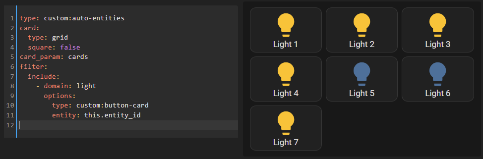 Auto-entities, custom:button-card and animation - Frontend - Home Assistant Community