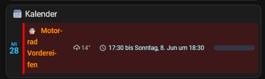 Calendar Card Pro - A beautiful, high-performance calendar card for ...