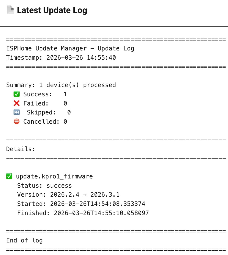 [Custom Integration] ESPHome Update Manager - Custom Integrations ...