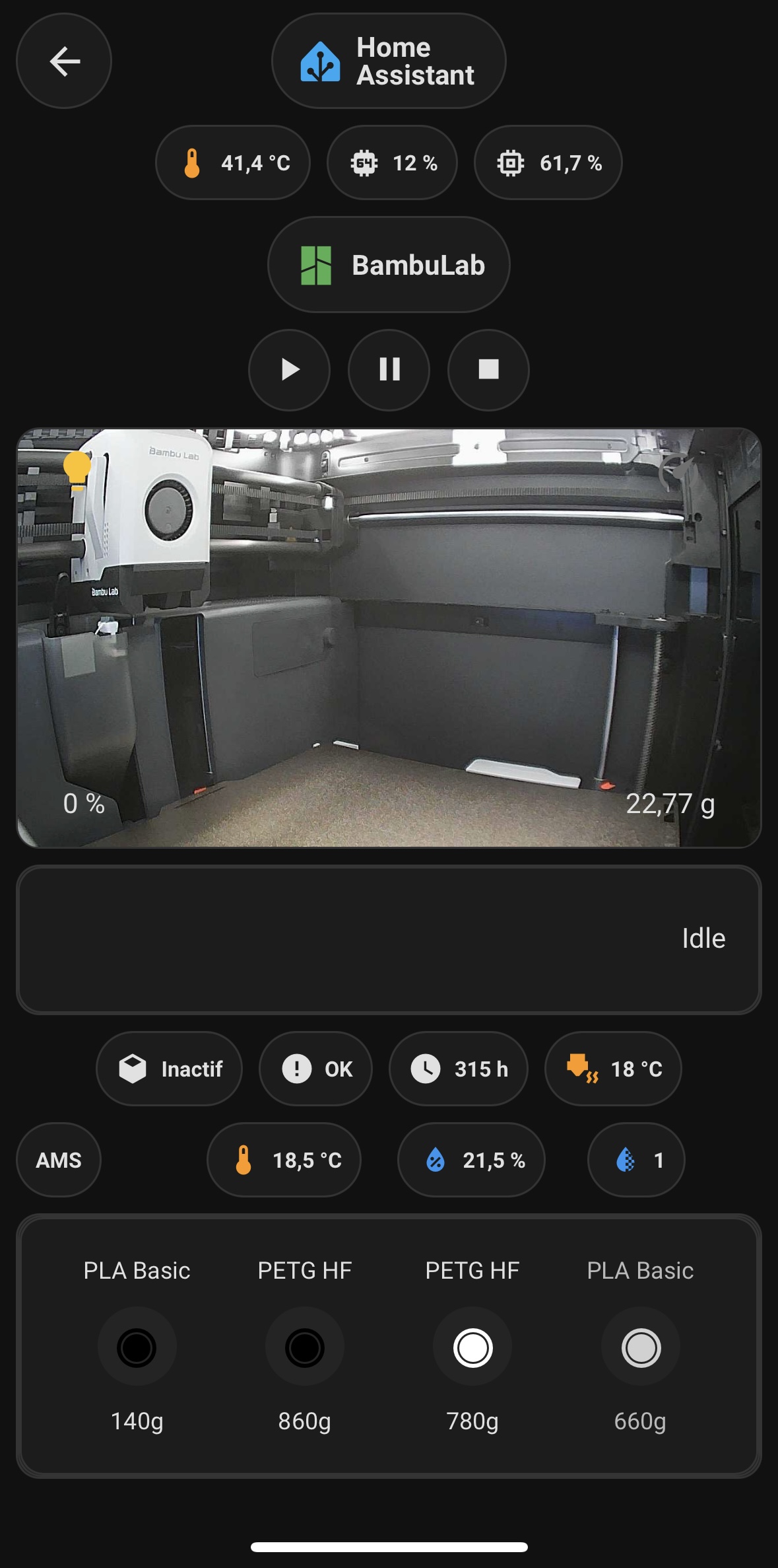 My Bambu Lab X1C Dashboard & Automations - Page 5 - Dashboards ...