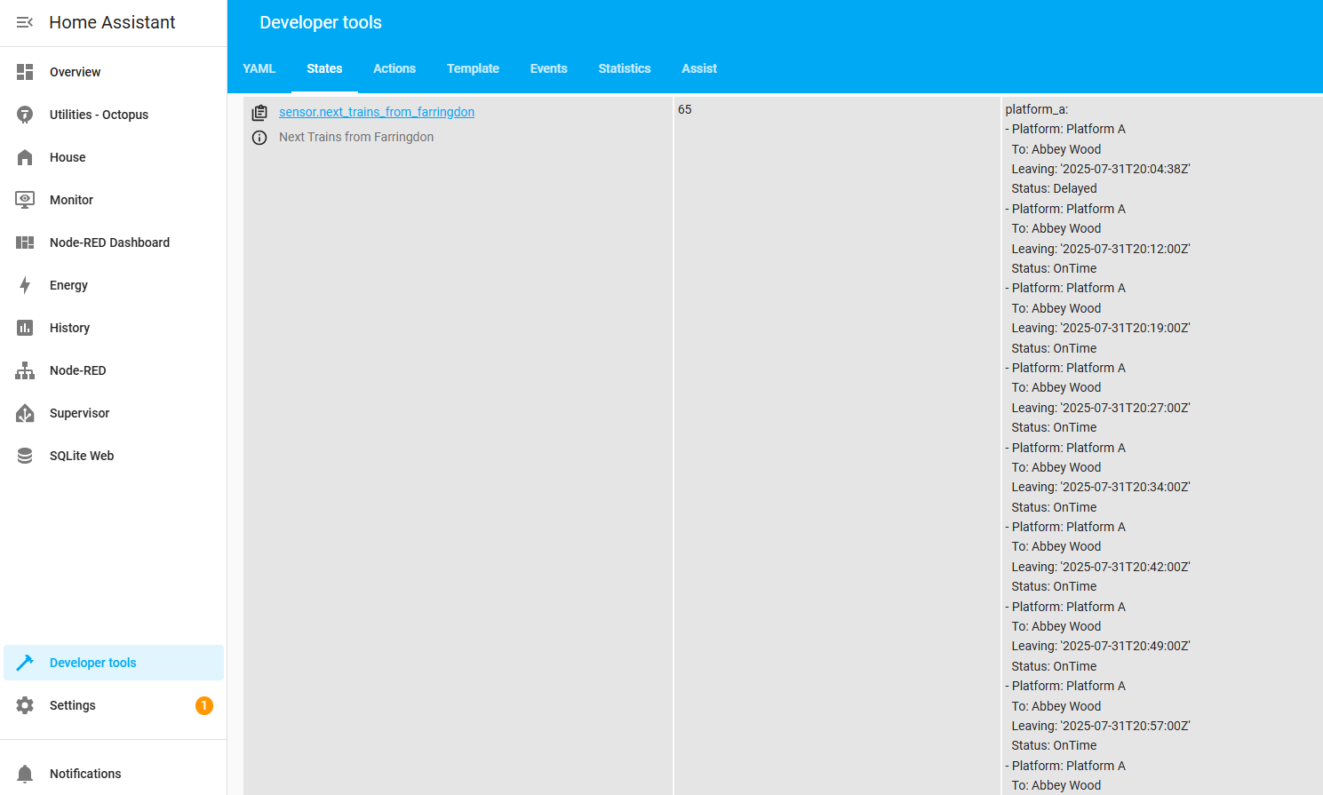 Rest Sensor How To Set Attributes If Response Is An Array Configuration Home Assistant