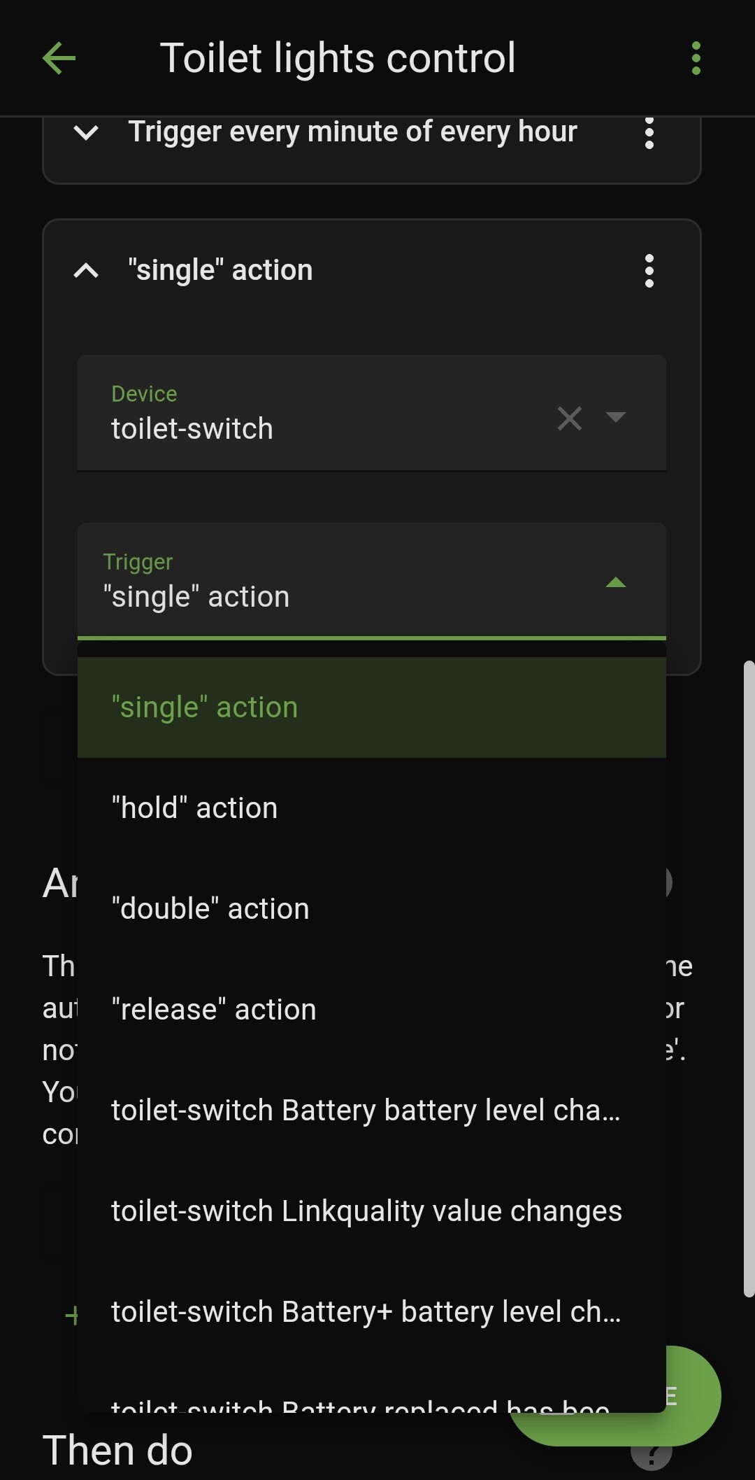 Missing Triggers When Creating An Automation Configuration Home