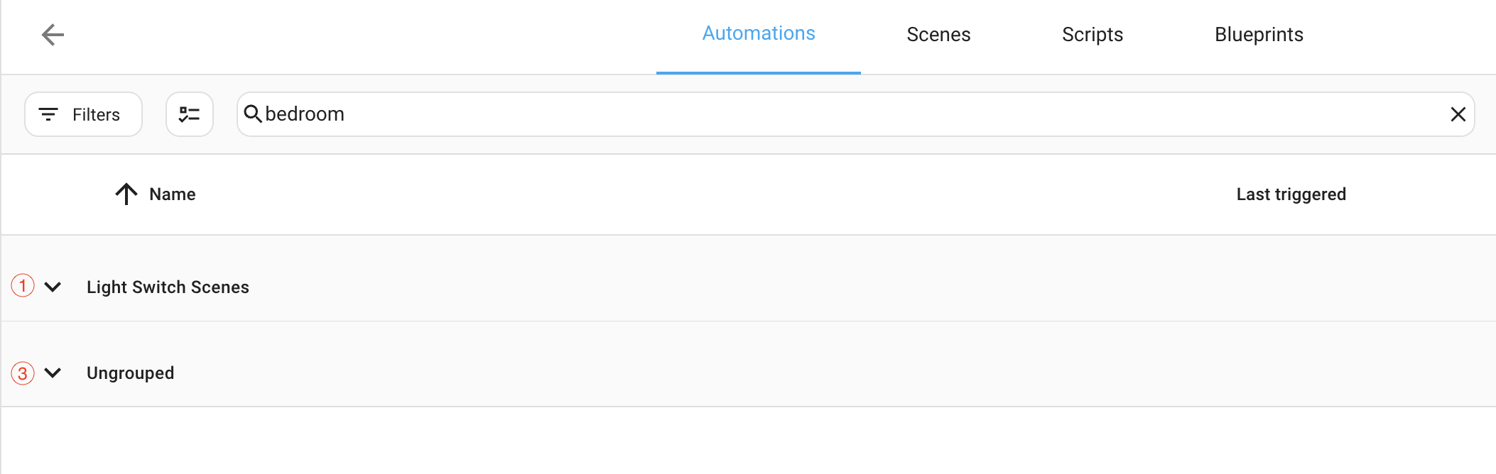 WTH Why doesn't search show me results in a collapsed group of automations? - Month of "What the ...