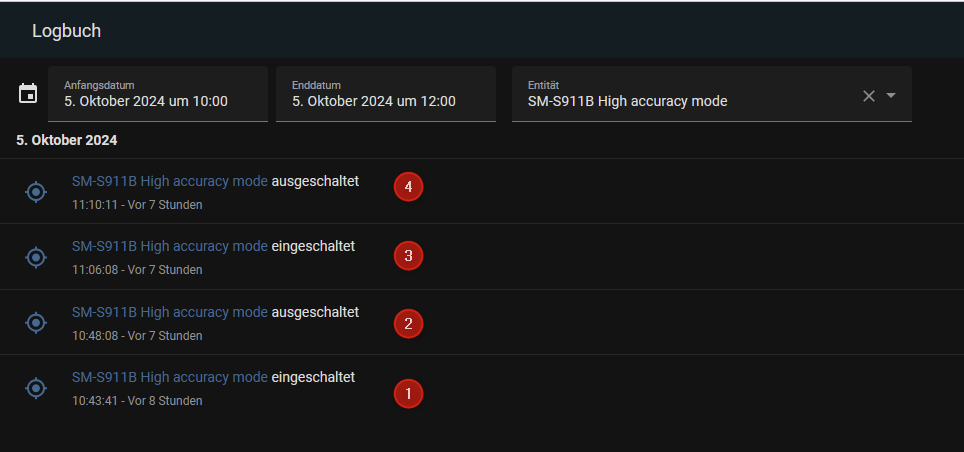 High accuracy mode notification commands don't work as expected - Home Assistant Companion for ...