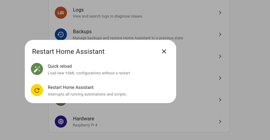 [solved] Shutdown System Missing Since Latest Update Configuration Home Assistant Community