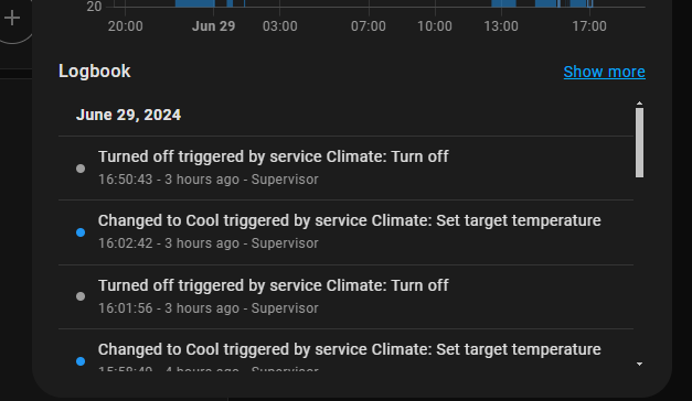 Node-red Logbook: How to find what user turned AC on for automation - Node-RED - Home Assistant ...