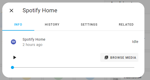 How to launch spotify media library (Browse Media) dialog with a single ...