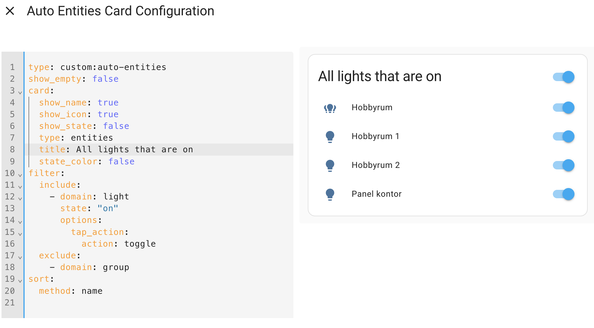 🔹 Auto-entities - Automatically fill cards with entities - Dashboards ...