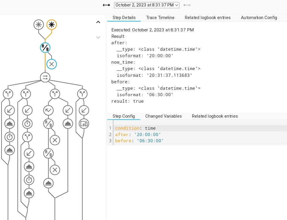 Automation triggered, conditions met but action not performed - Configuration - Home Assistant ...