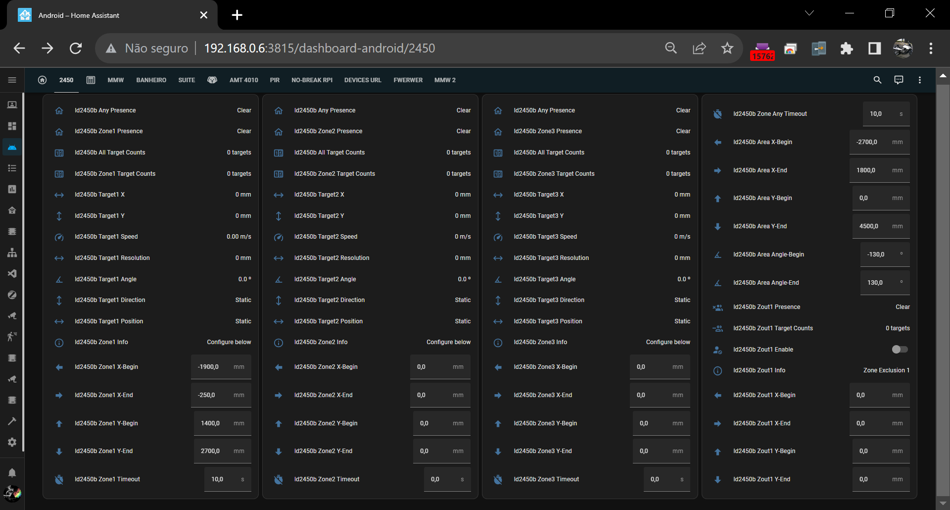 HLK-LD2450 Initial experiments to connect to HomeAssistant - ESPHome - Home Assistant Community