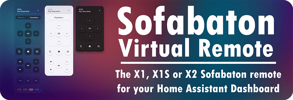 [Card] Sofabaton Virtual Remote for the X2, X1S and the X1 - Dashboards ...