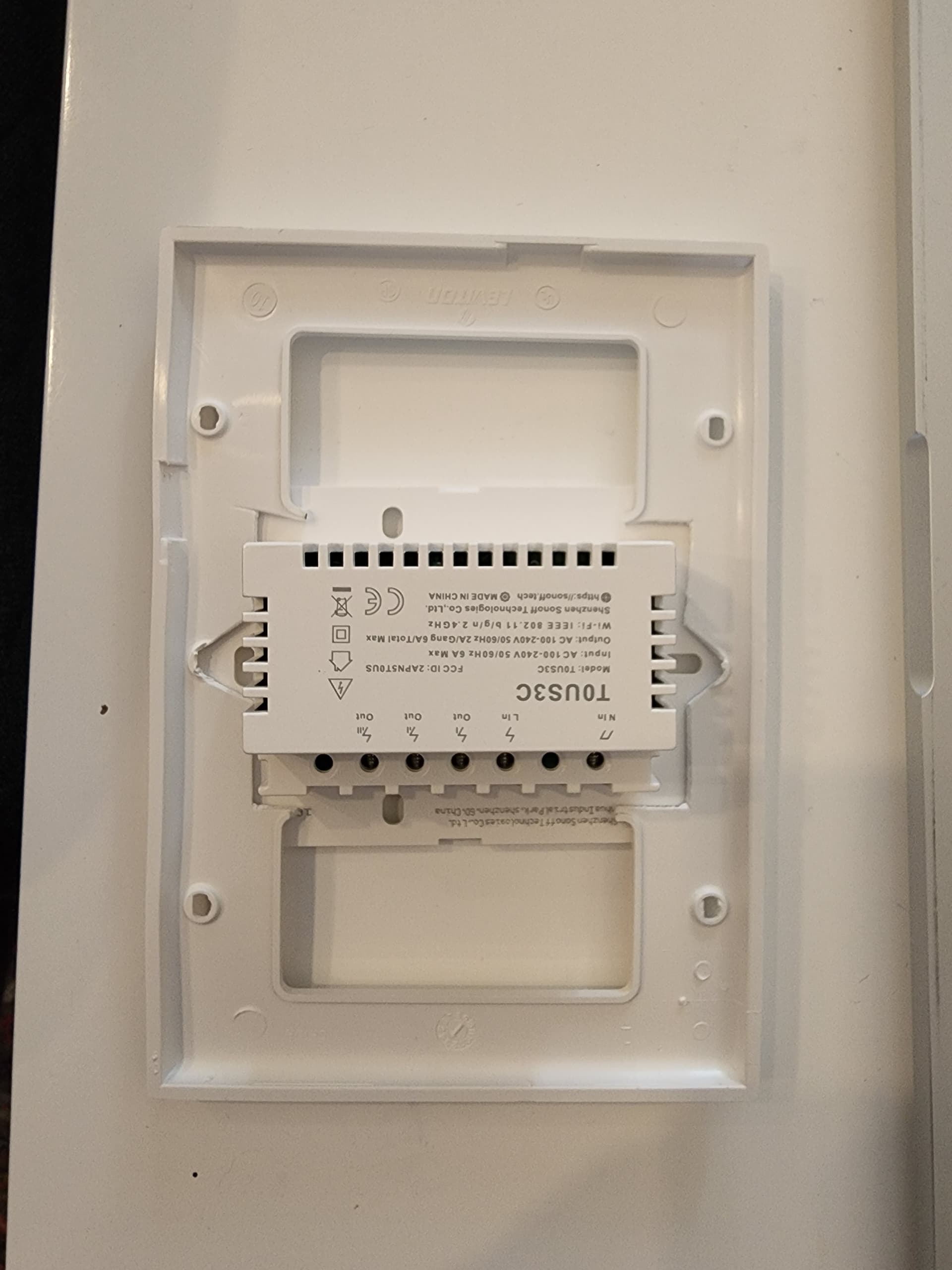 Sonoff Touch Smart Switch T0US3C - Hardware - Home Assistant Community