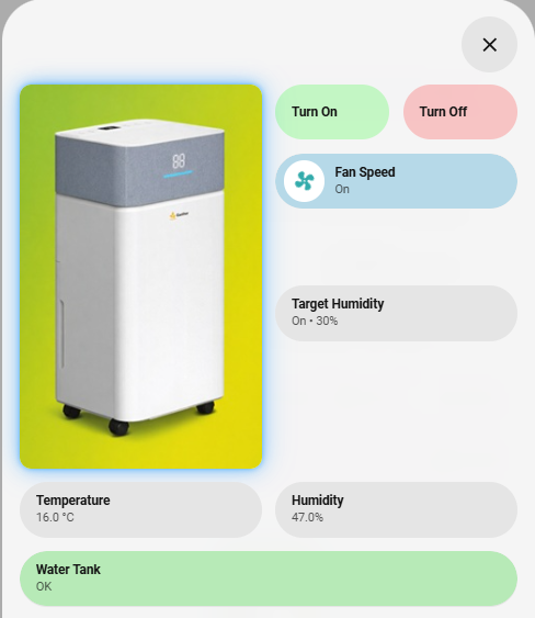 Success - TCP Smart Dehumidifier - Hardware - Home Assistant Community