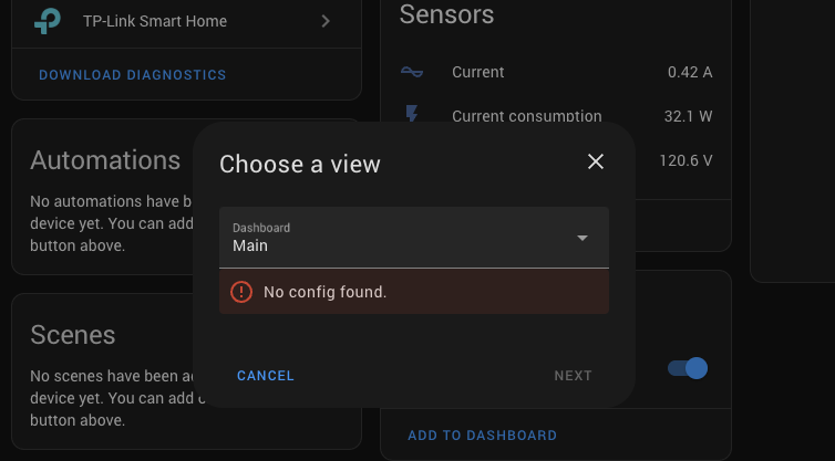 "No config found" when trying to add items to dashboard, Making HA un-usable - Frontend - Home ...