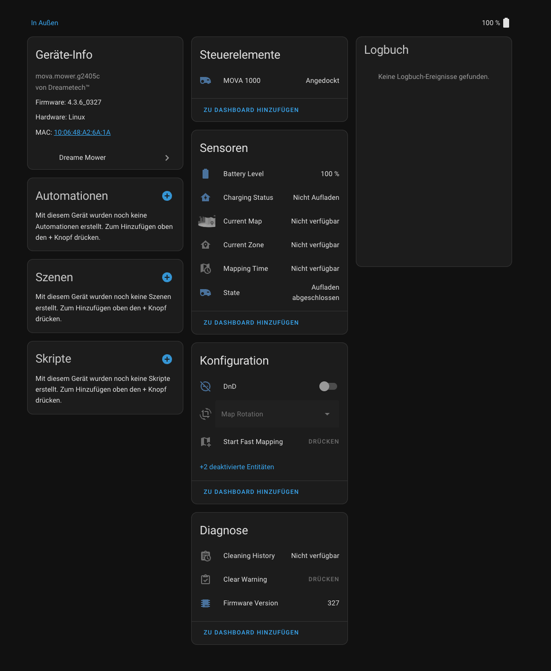 Dreame A1, A1 Pro, A2 / MOVA 600, 1000 - integration - Page 3 - Custom ...
