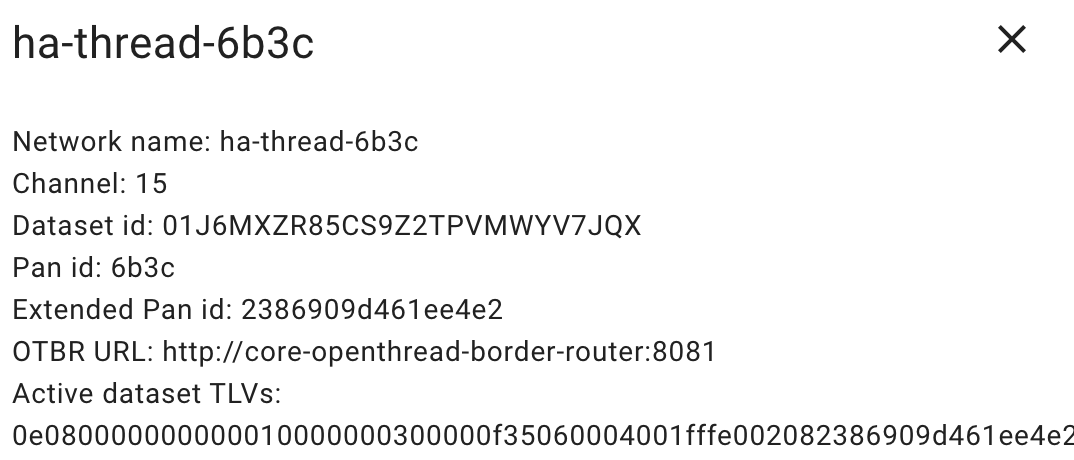 "thread border router required" error when setting up matter device on ...