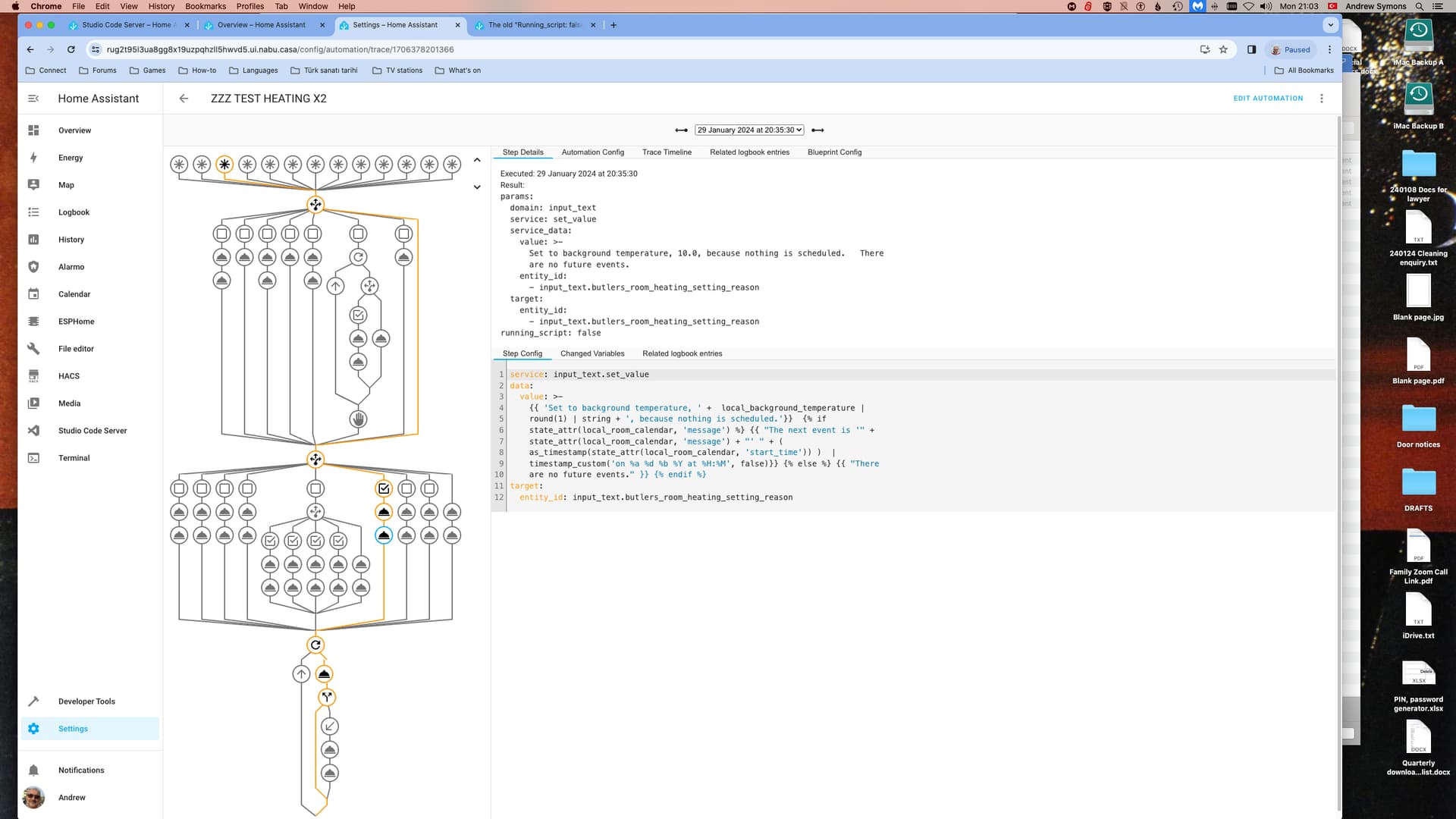 Why Am I Getting Running Script False In A Trace Home Assistant Community
