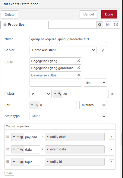 Light control with multiple motion sensors - Node-RED - Home Assistant Community