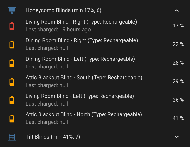 🔋 Lovelace: Battery state card - Dashboards & Frontend - Home Assistant ... 🔋 Lovelace: Battery state card - Dashboards & Frontend - Home Assistant ...
