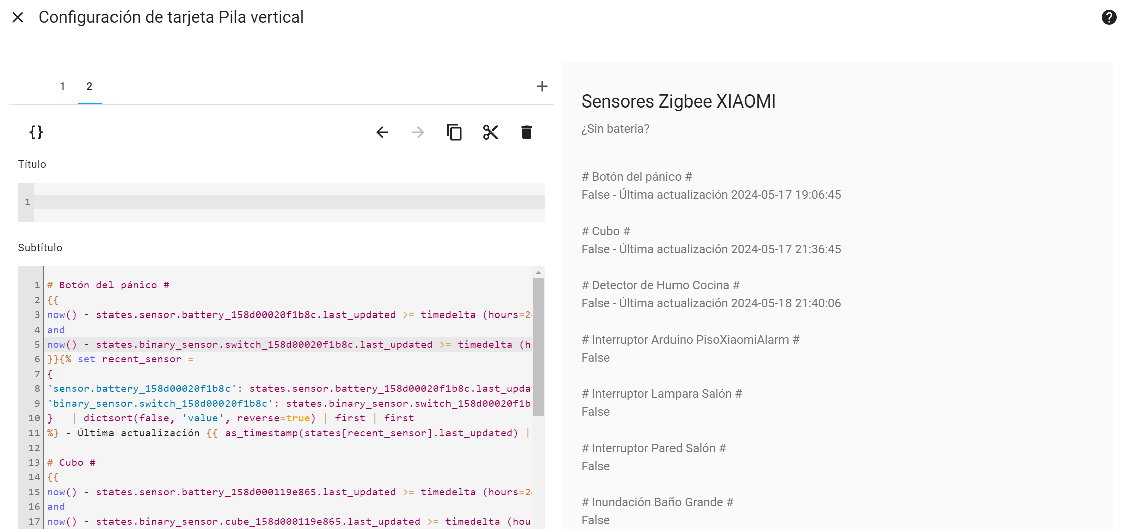 Show the most recent last_change of 3 entities in a lovelace view - Configuration - Home ...