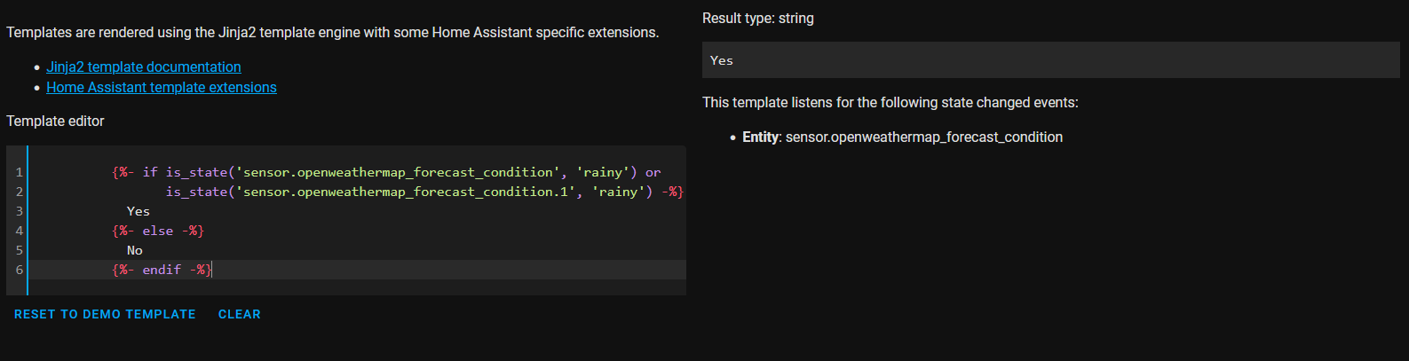 Check if rain is gonna fall in next two days - Configuration - Home ...