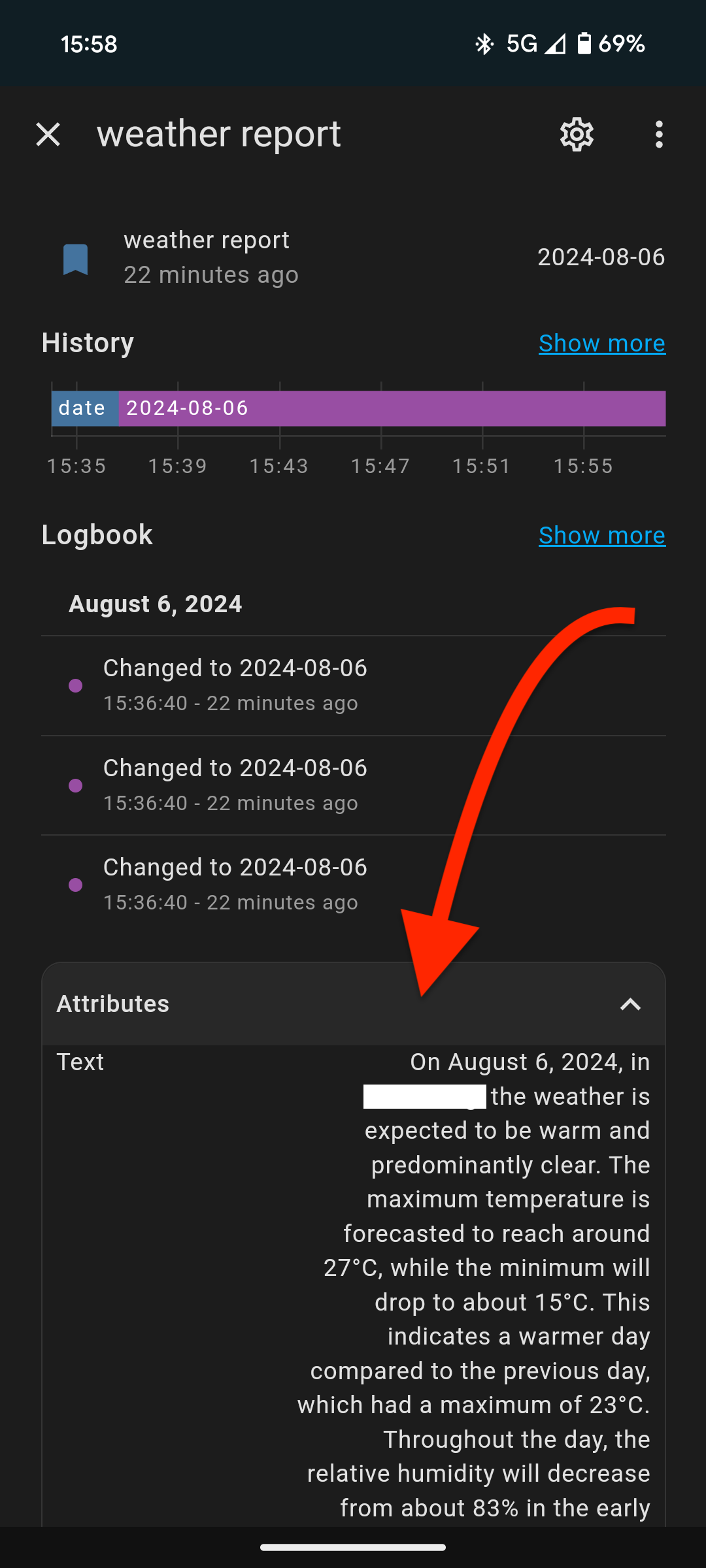 Show a long text on notification click action - Home Assistant Companion for Android - Home ...