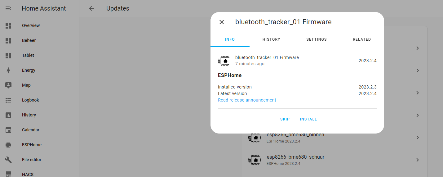 Bulk Update Devices Feature Esphome In Ha Settings Feature Requests Home Assistant Community