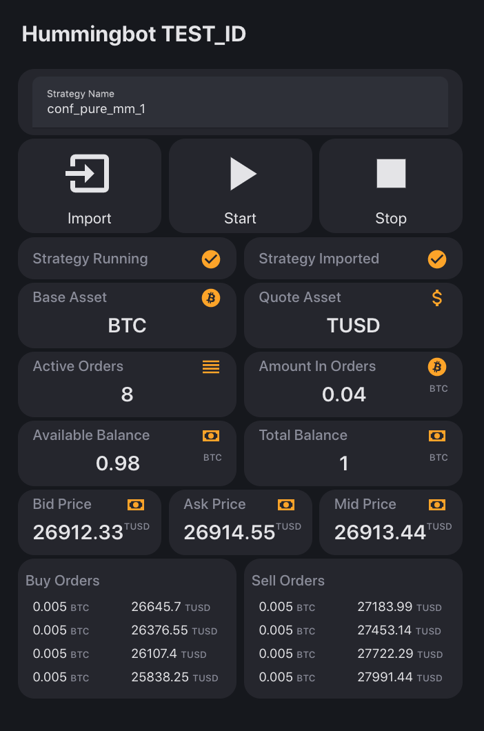 Hummingbot Integration & Card - Custom Integrations - Home Assistant Community