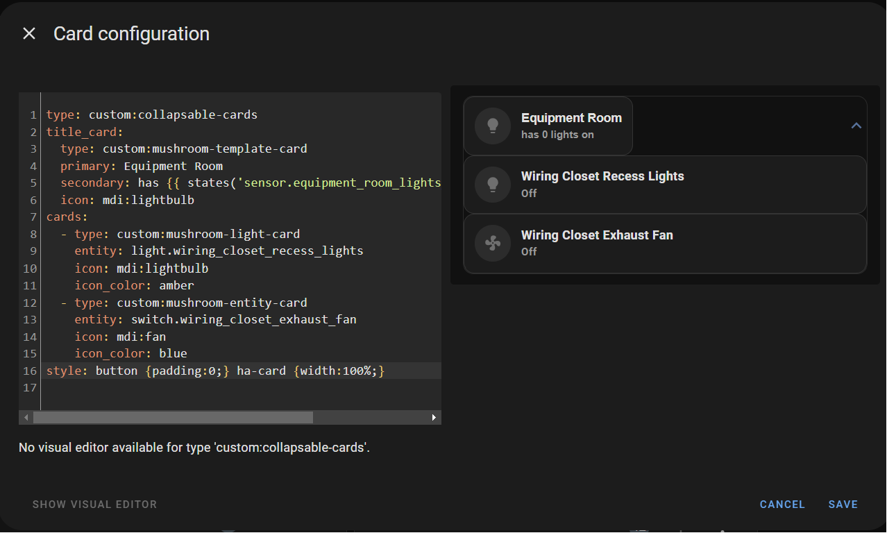 🔹 Card Mod Add Css Styles To Any Lovelace Card Dashboards And Frontend Home Assistant Community