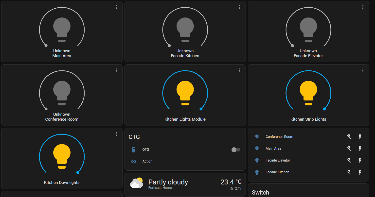 Facing issue while changing brightness of light using mqtt ...